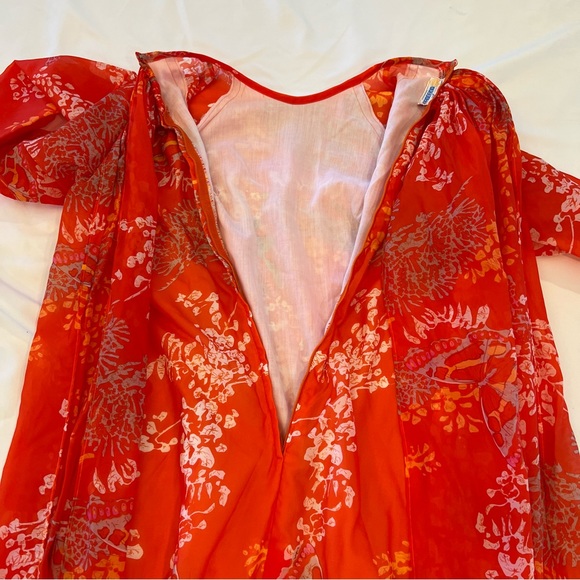 Vintage | Dresses | Vintage Andrade Hawaiian Holomuu Watteau Train ...